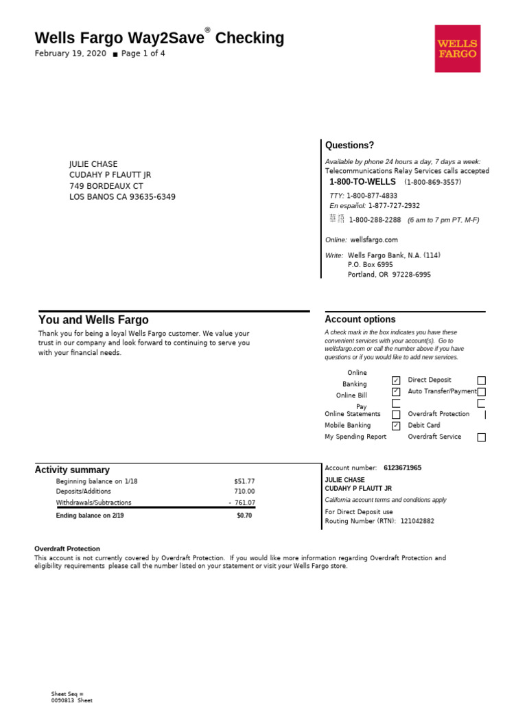 WellsFargo | PDF | Automated Teller Machine | Debit Card