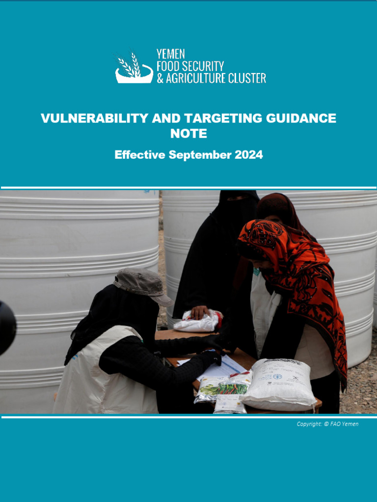 FSAC Vulnerability and Targeting Criteria - Final Version-Sept 2024 - 0 ...