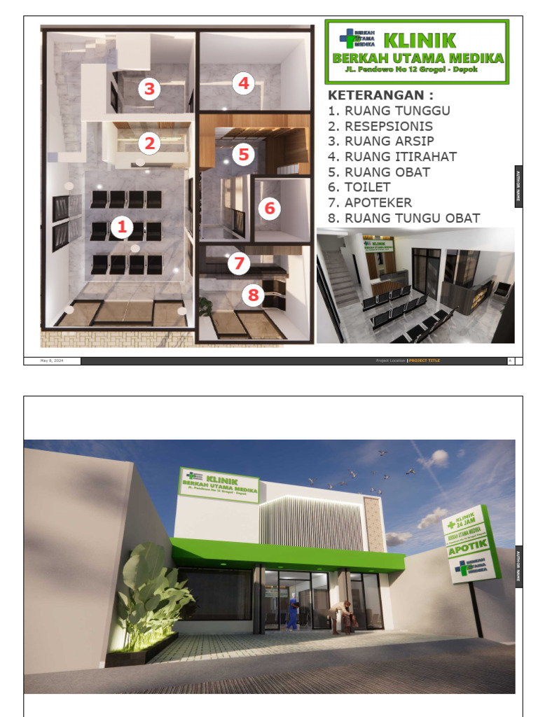 Ruang Klinik Berkah Desain Interior | PDF