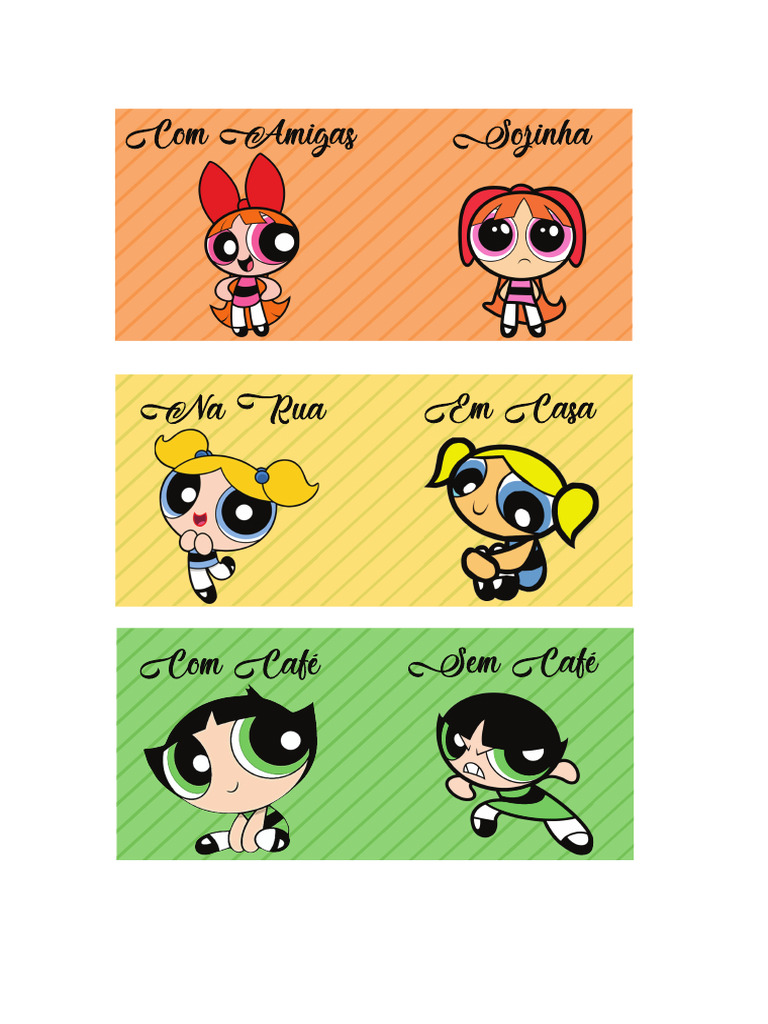 Estampa Meninas Superpoderosas | PDF