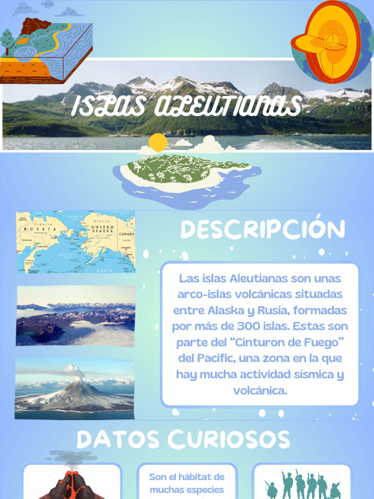 Islas Aleutianas: Arco volcánico y biodiversidad | PDF