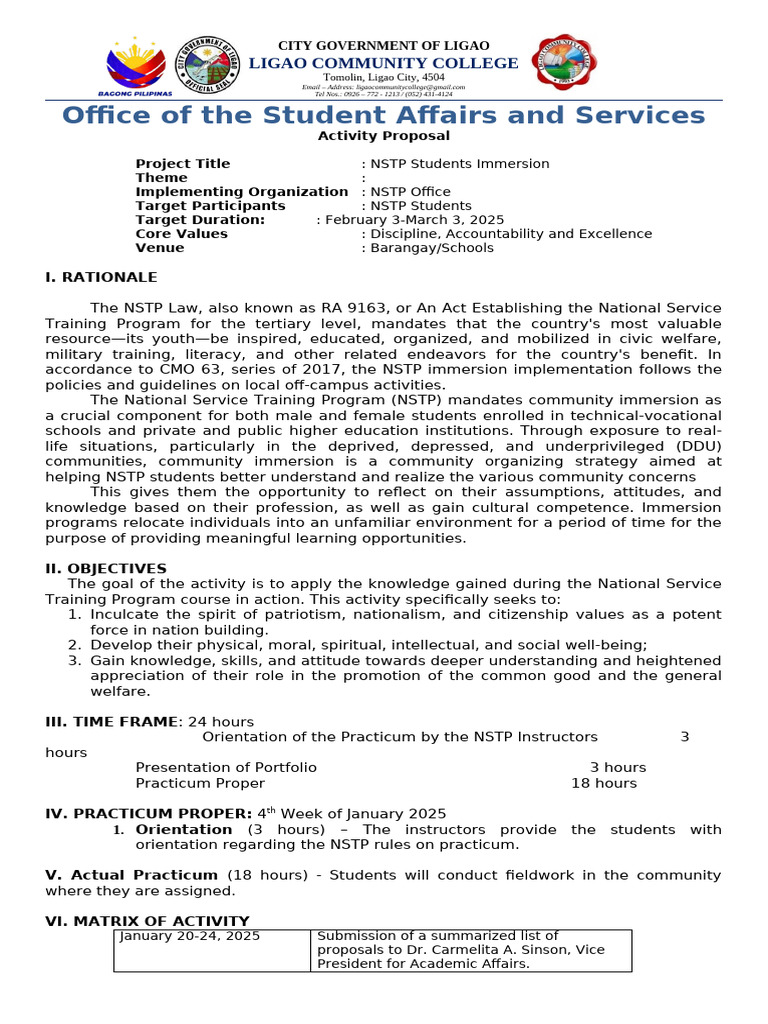 Immersion-Proposal Final | PDF | Cognition | Learning