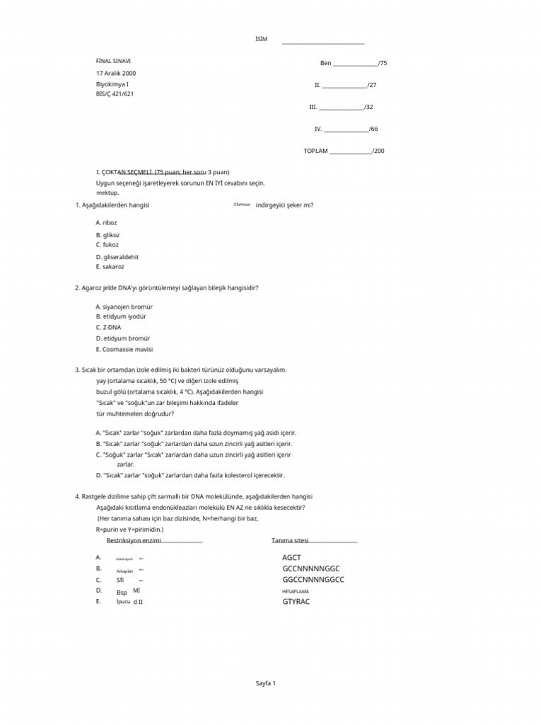 Final Test | PDF