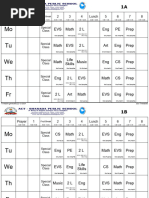 Remedial Time Table | PDF