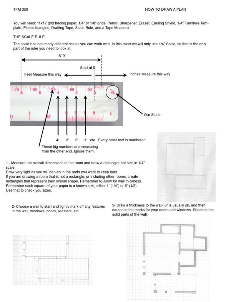How To Draw An Plan | PDF