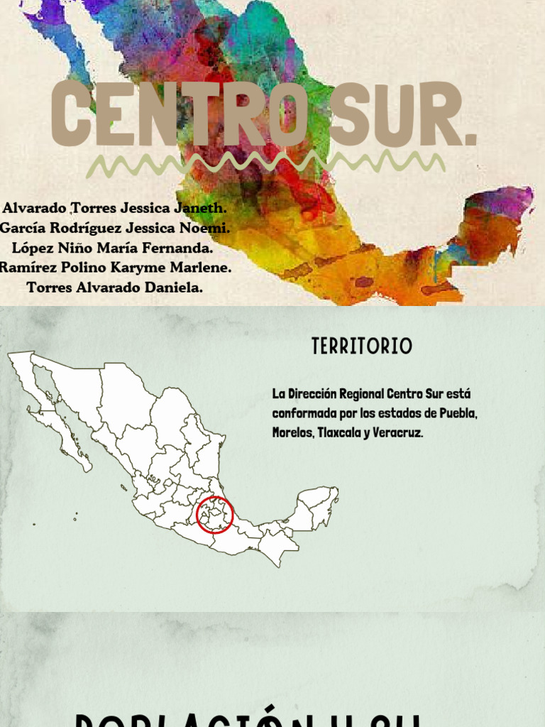 Análisis Demográfico y Económico Centro Sur | PDF | Deforestación | México
