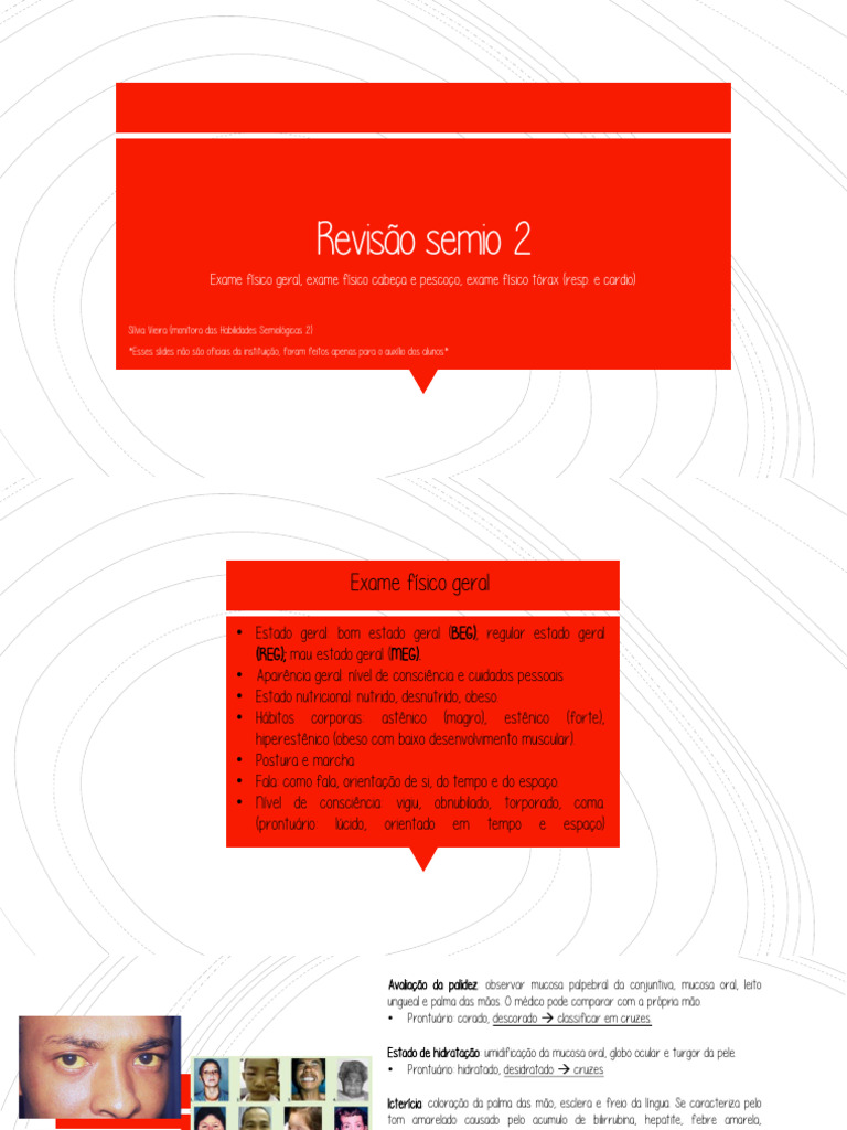 Revisão semio 2 | PDF | Olho humano