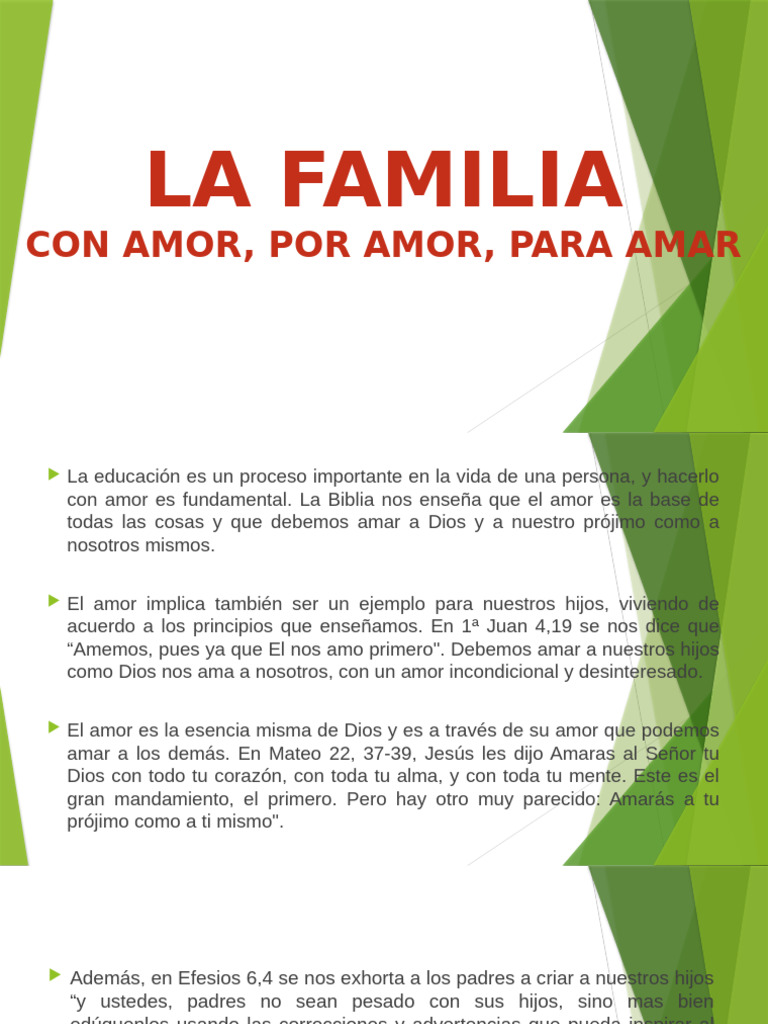 Familia Amor Por Amor para Amar | PDF | Amor | Dios