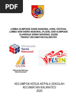 Surat Edaran Seleksi O2SN SD 2025 PDF | PDF