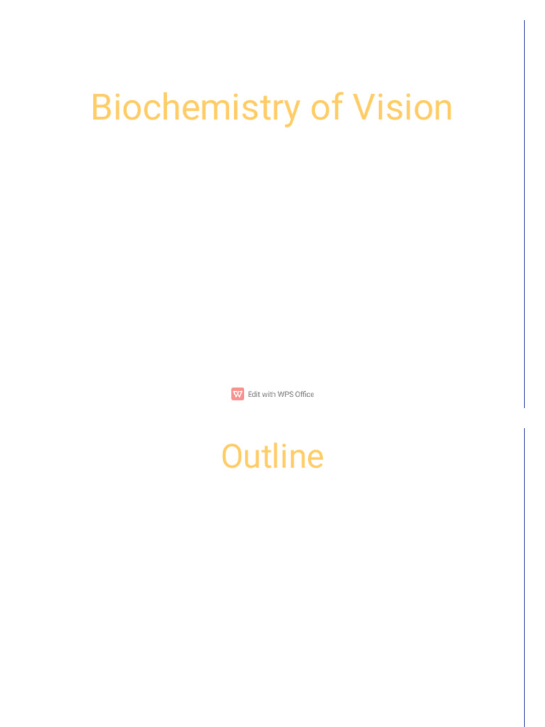BCH 427 Biochemistry of Vision Sugars DR | PDF | Fructose | Vitamin A