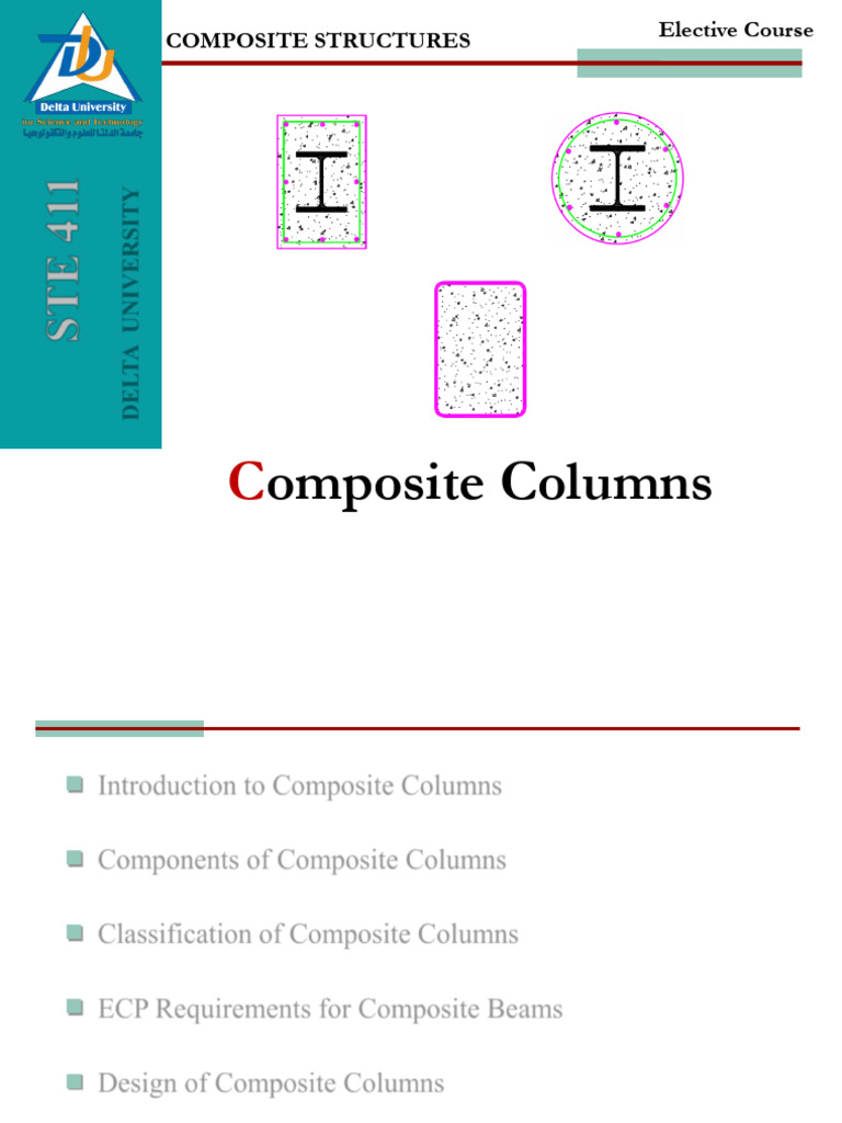 02 Composite Columns | PDF | Column | Buckling