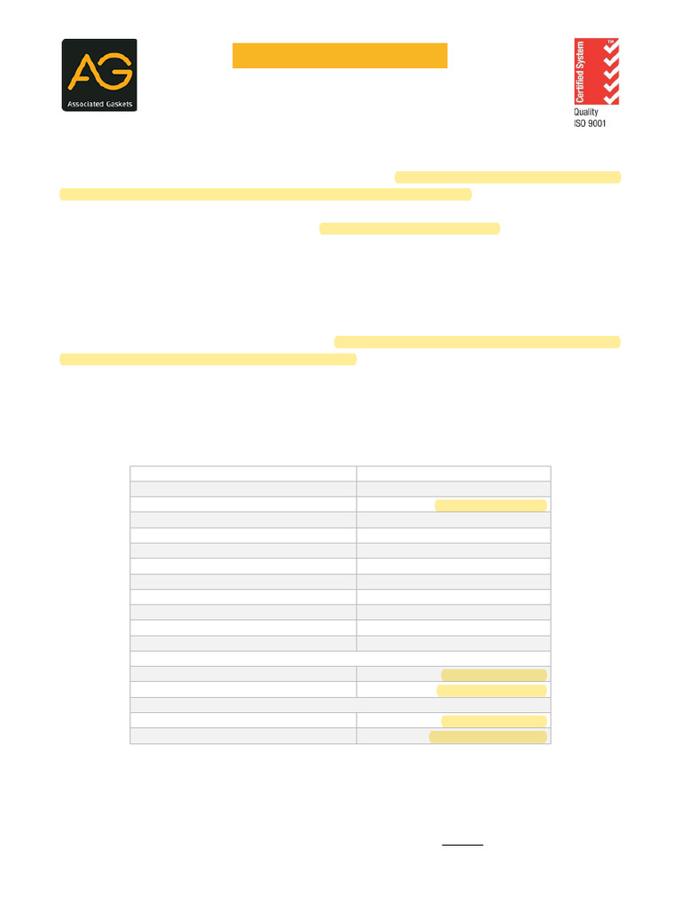 Refrasil Cloth AR100 Series TDS | PDF | Welding | Construction