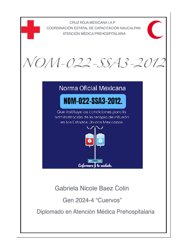 Nom 022 Ssa3 2012 | PDF | Transfusión de sangre | Sangre
