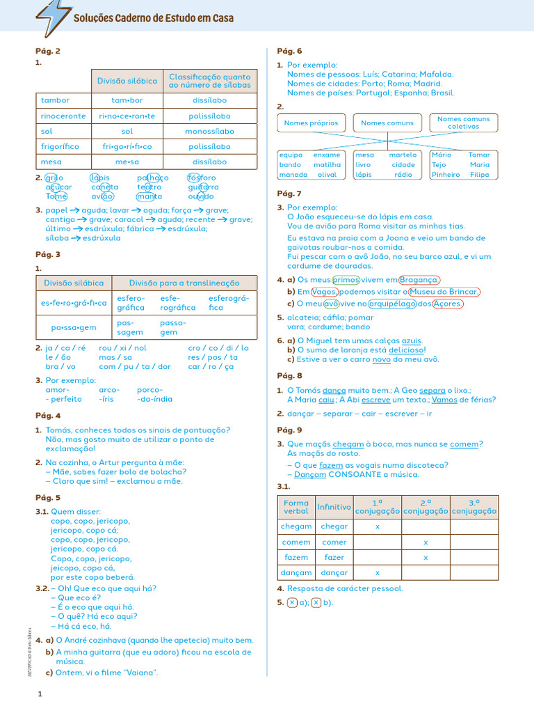 Soluções Caderno Zupi 3 Ano | PDF
