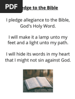 VBS Pledges Printable MTC | PDF