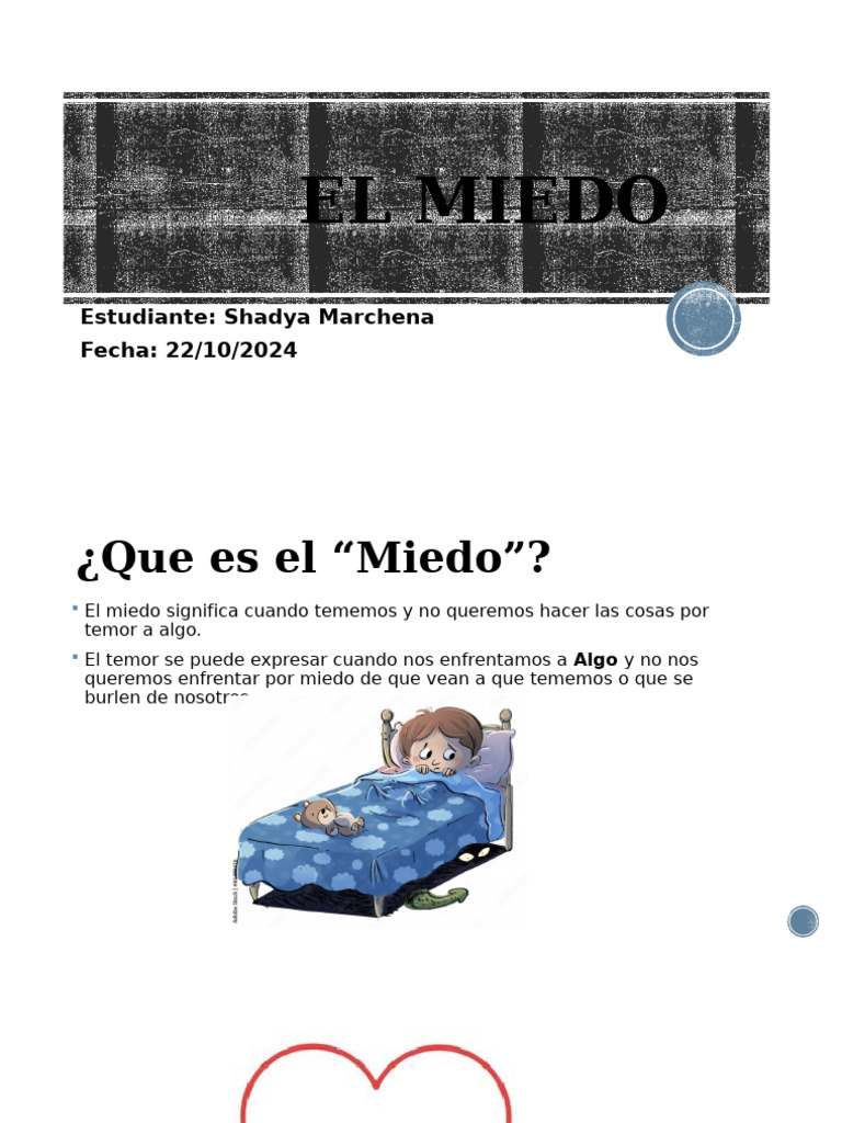 Definición y Expresión del Miedo | PDF