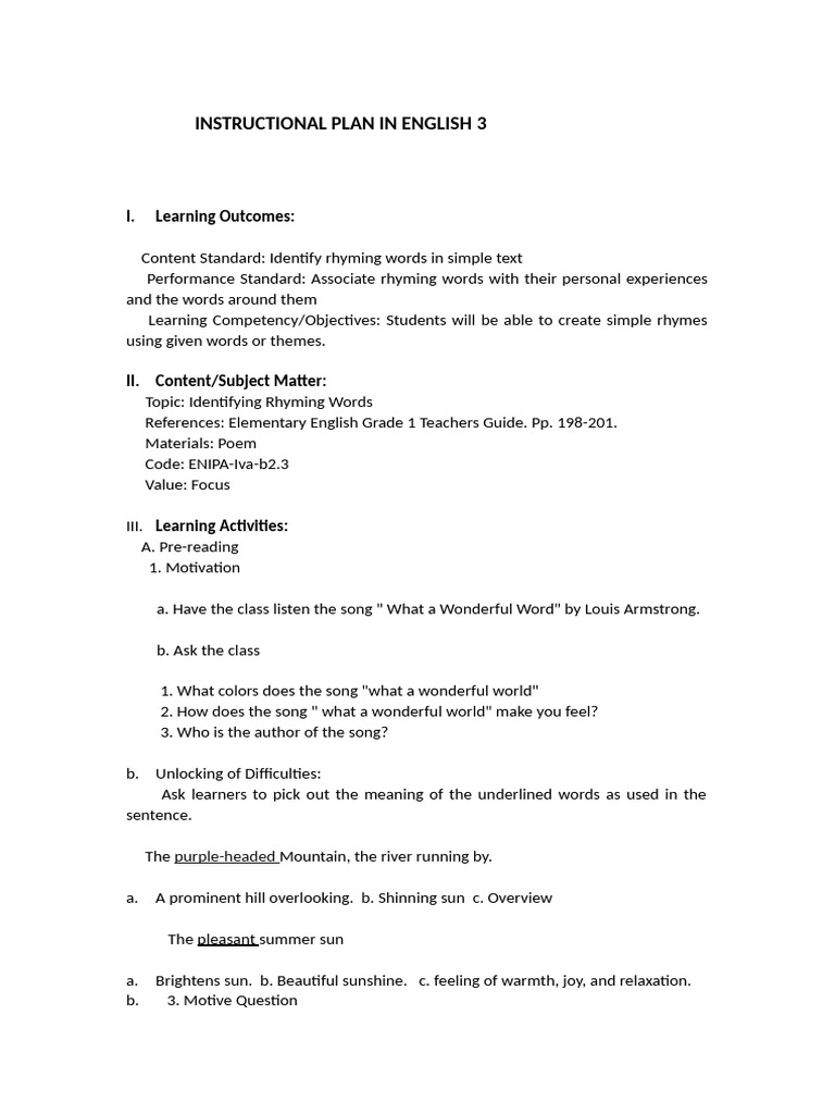 INSTRUCTIONAL P 2 | PDF