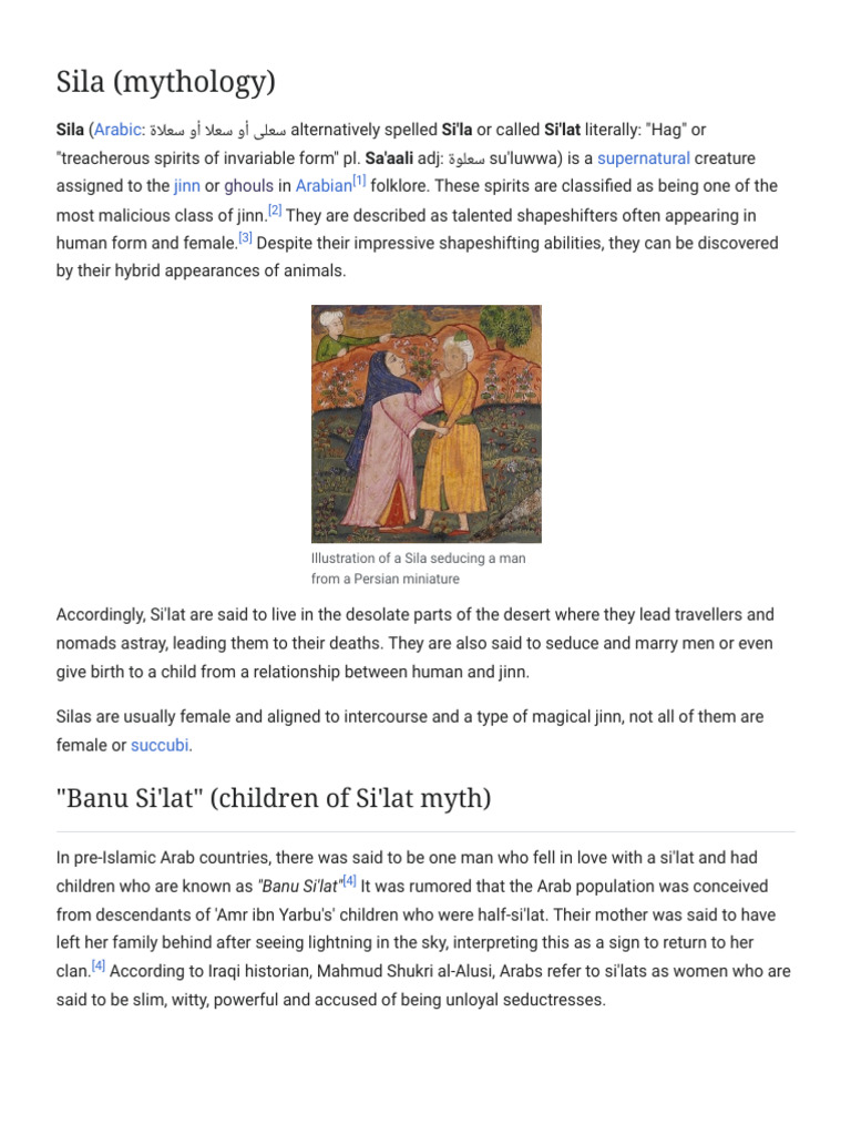 Sila (Mythology) - Wikipedia | PDF | Arabian Mythology | Legendary ...
