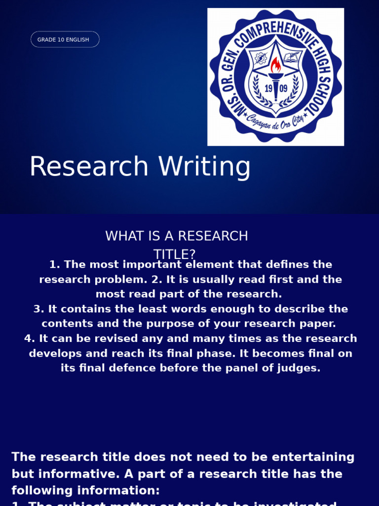 Research Writing | PDF | Sampling (Statistics) | Question