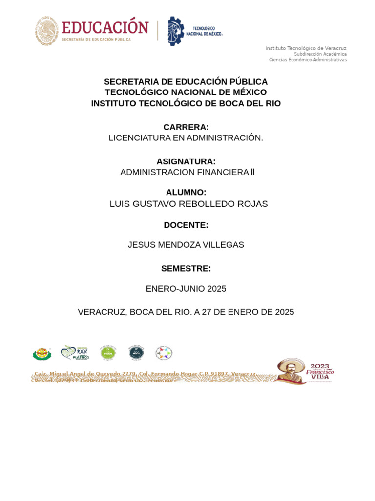 Tarea de Admin 2 | PDF | Deuda | Business