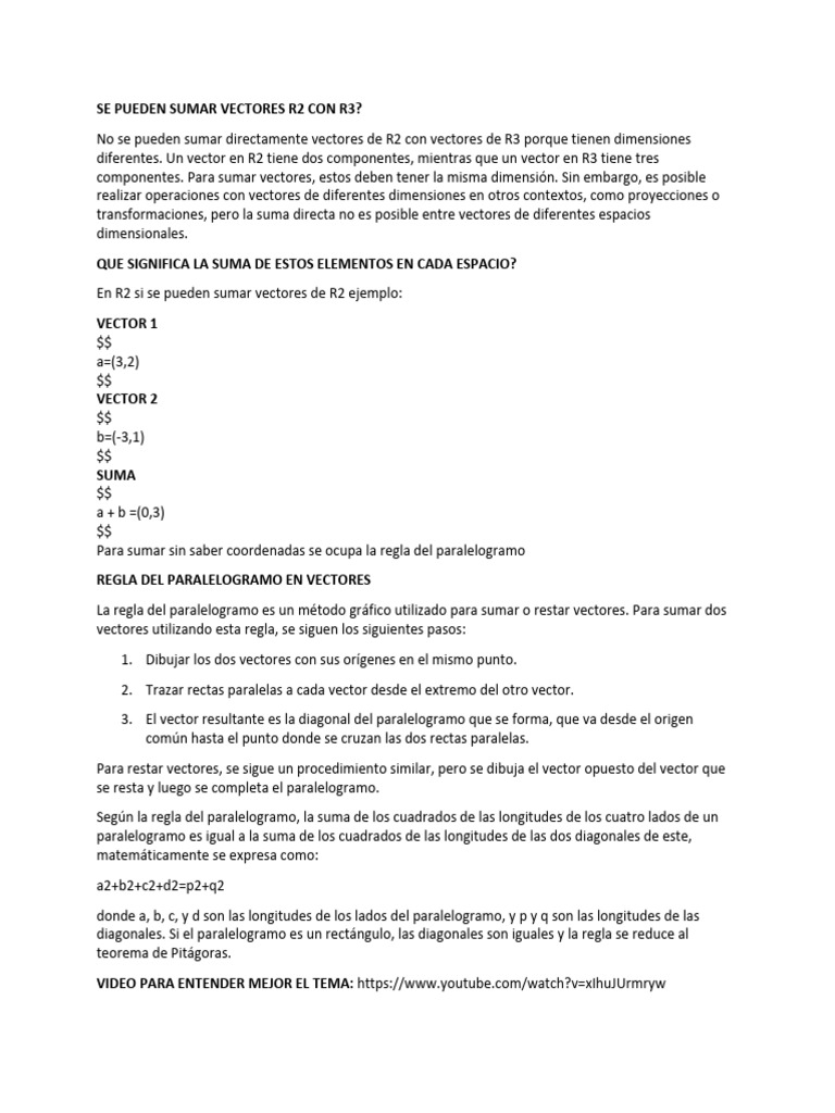 4.-Vectores en R3 | PDF