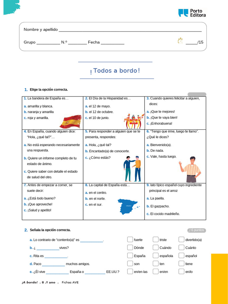 Bord8 Ave Vocabulario 1 | PDF