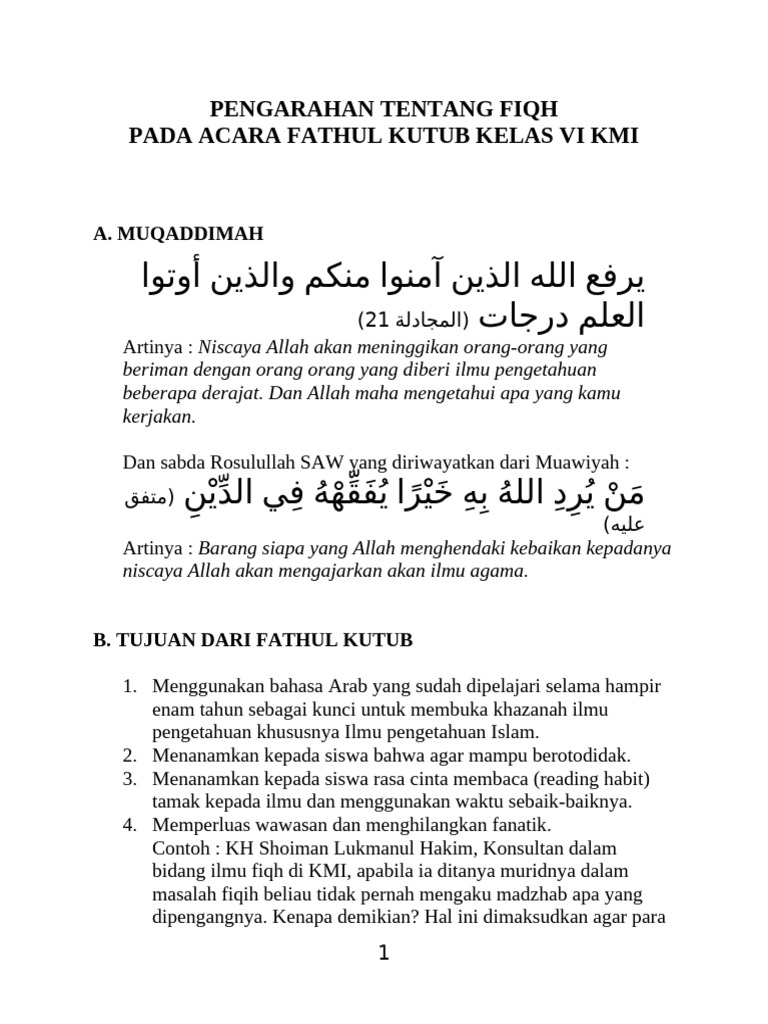 Materi Fiqh | PDF