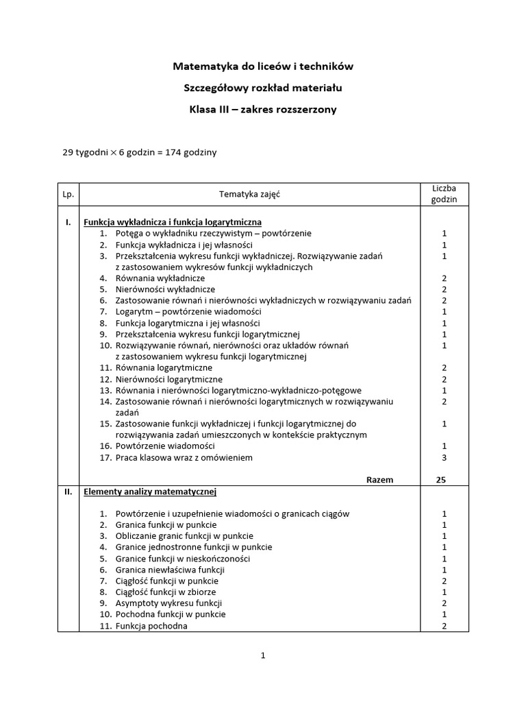 Rozklad Materialu 2014 Mat Pg r3 | PDF
