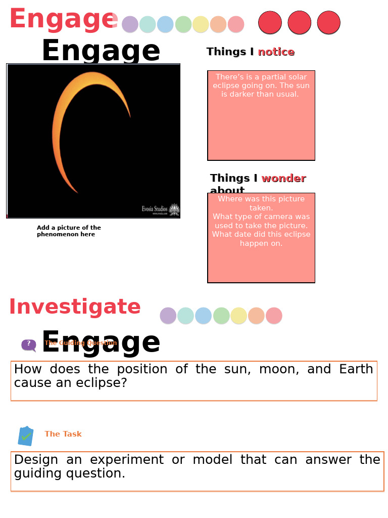 Solar Eclipse Exploration Guide | PDF | Eclipse | Moon