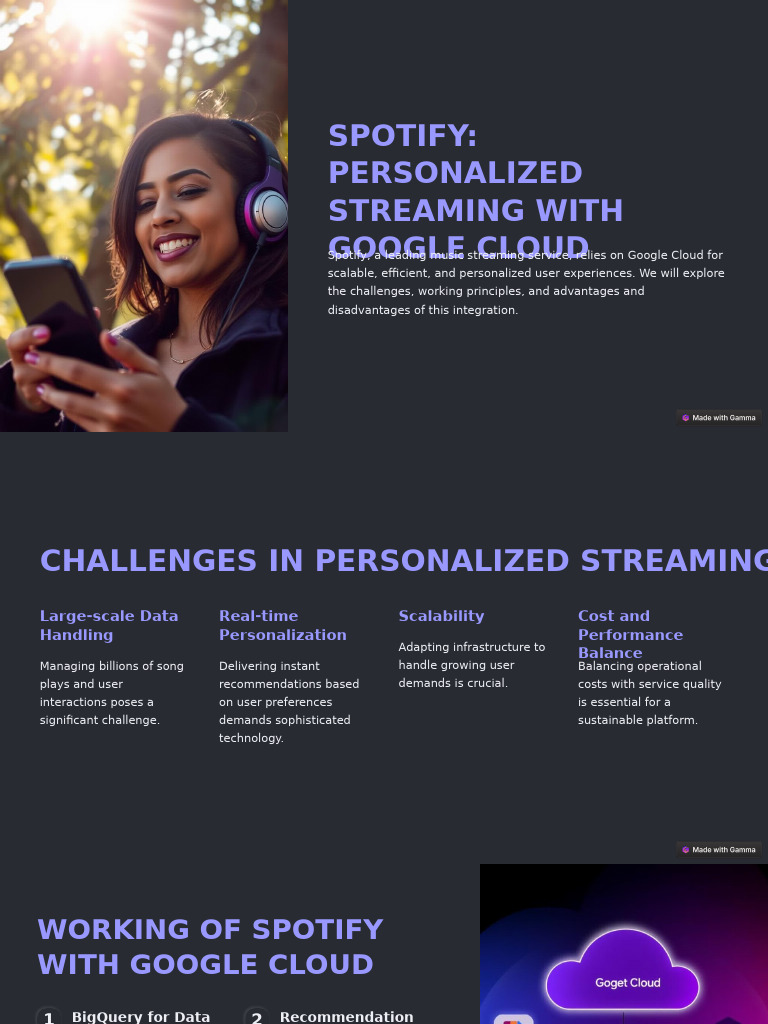 Spotify Personalized Streaming With Google Cloud | PDF | Cloud ...