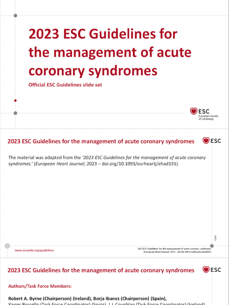 ESC 2023 Official Slide set_ACS_Final_protected | PDF
