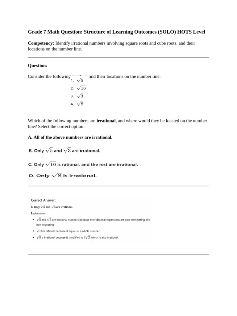 Grade 7 Math Question | PDF