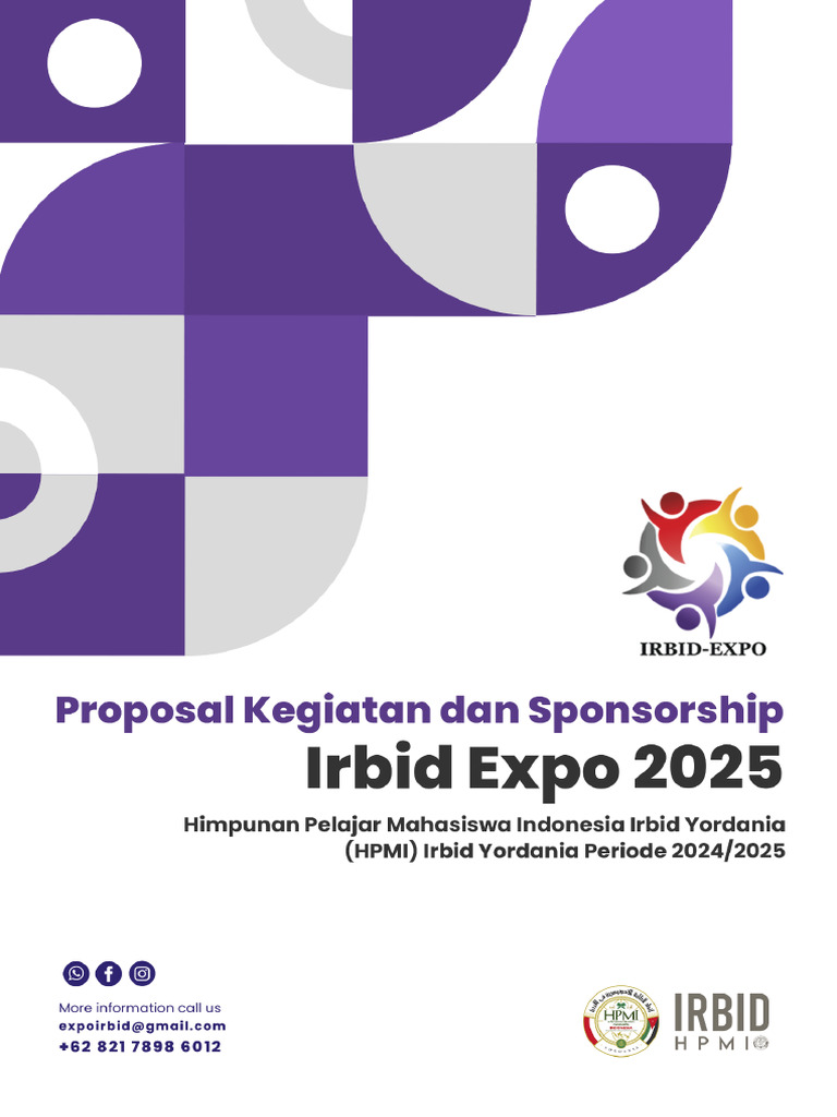 Proposal Kegiatan Dan Sponsorship Irbid Expo 2025 (Umkm) | PDF