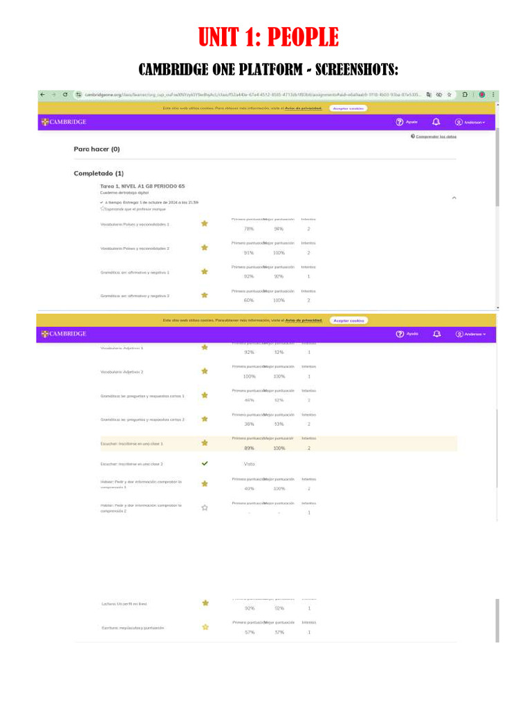 Unit 1 Coevaluation P65 | PDF
