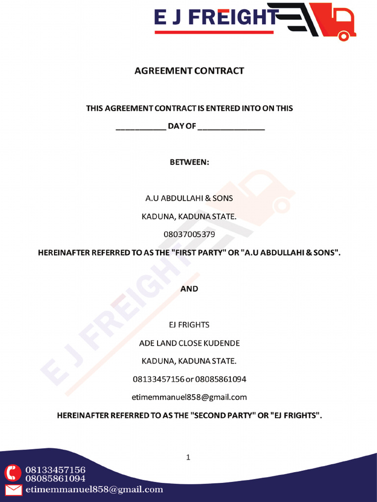 Letter Head Ej Fright | PDF