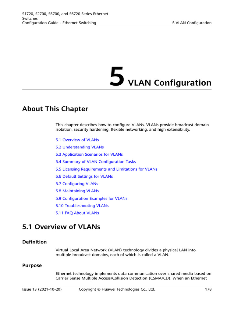 01-05 VLAN Configuration | PDF | Computer Network | Network Switch