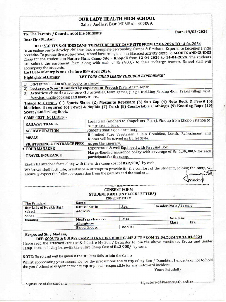 OLHS (Consent Form) | PDF