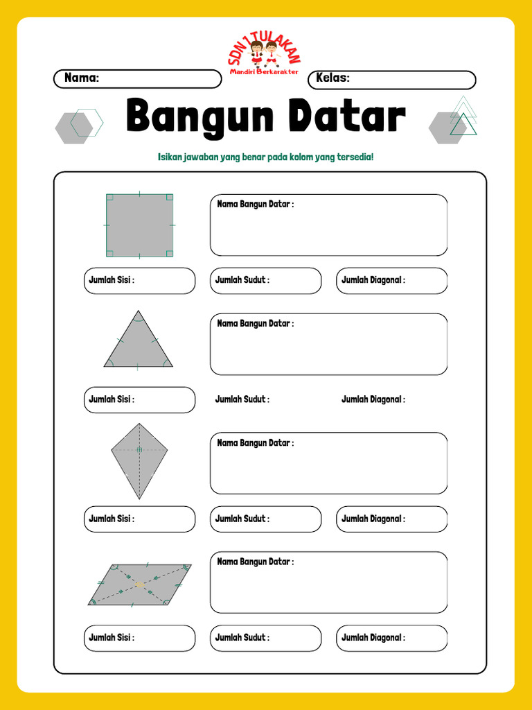 LKPD MTK Bangun Datar | PDF