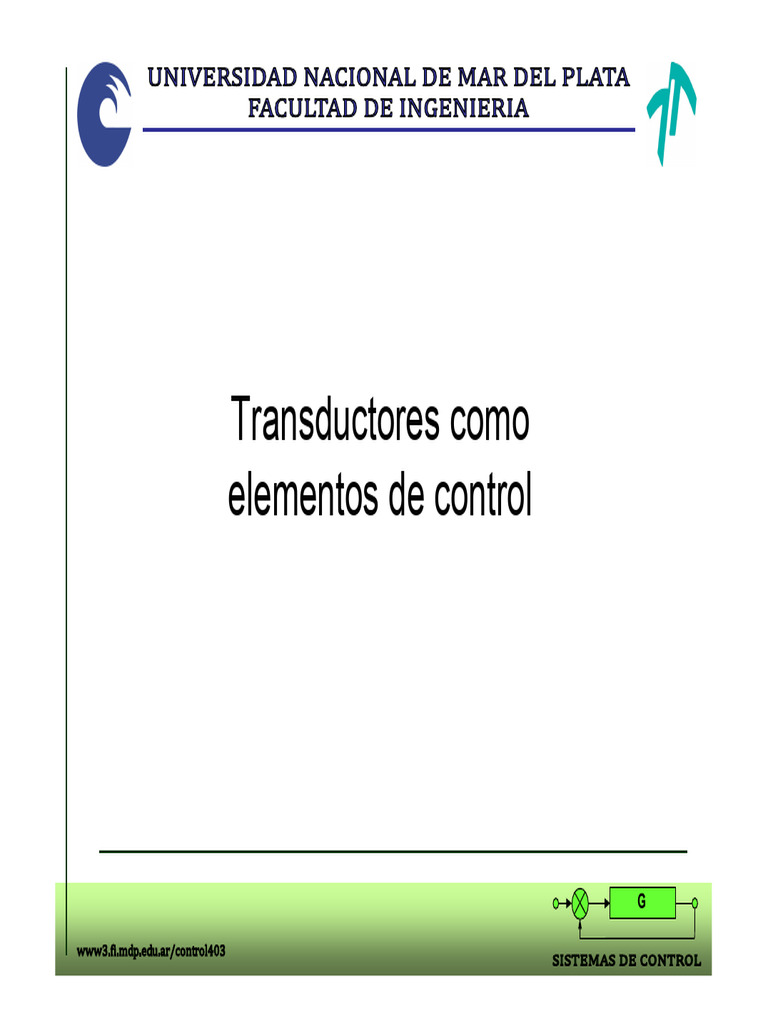 Clase Transductores | PDF | Exactitud y precisión | Medición