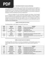 Medical Terminology: Chapter 2 Forms | PDF