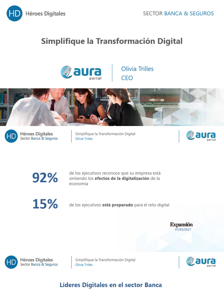 1-AuraPortal-Banca-y-Seguros | PDF | Business | Tecnologías de la información