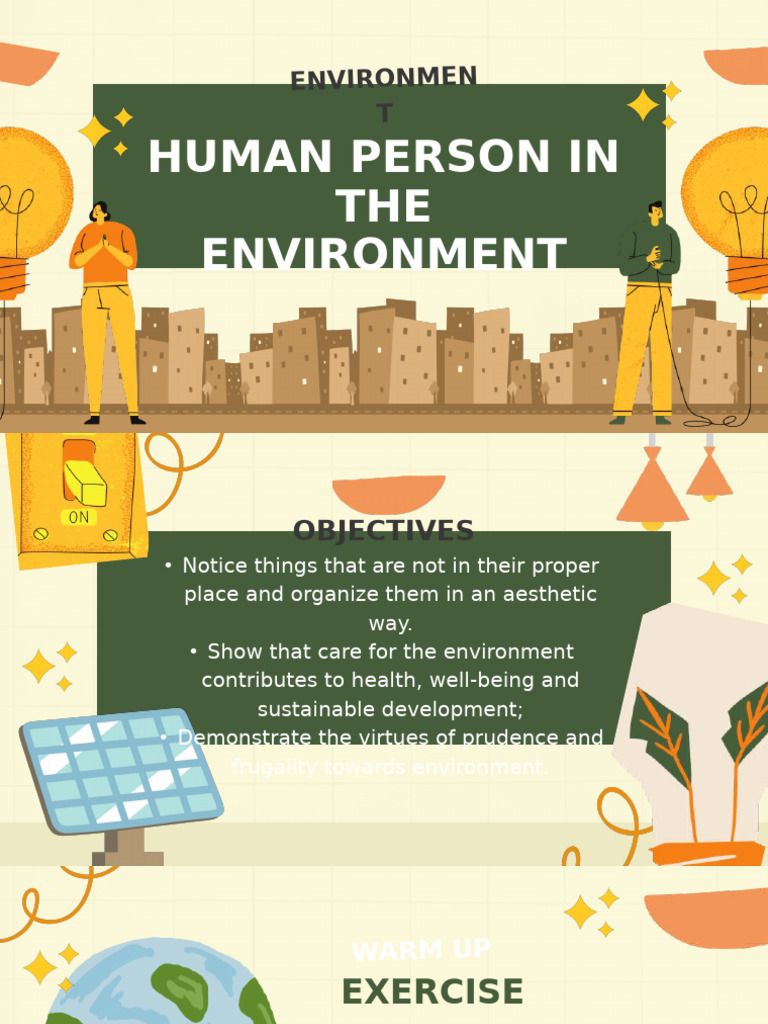 Lesson 4 - Human Person in The Environment | PDF | Natural Environment ...