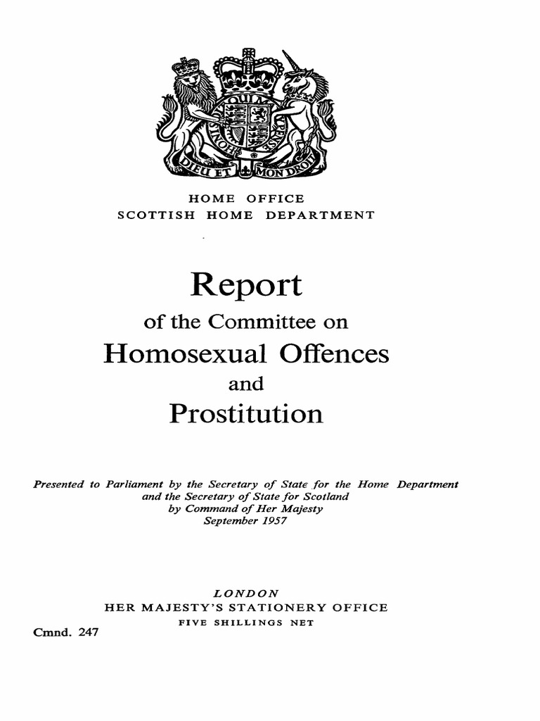 Wolfenden Report 1957 | PDF