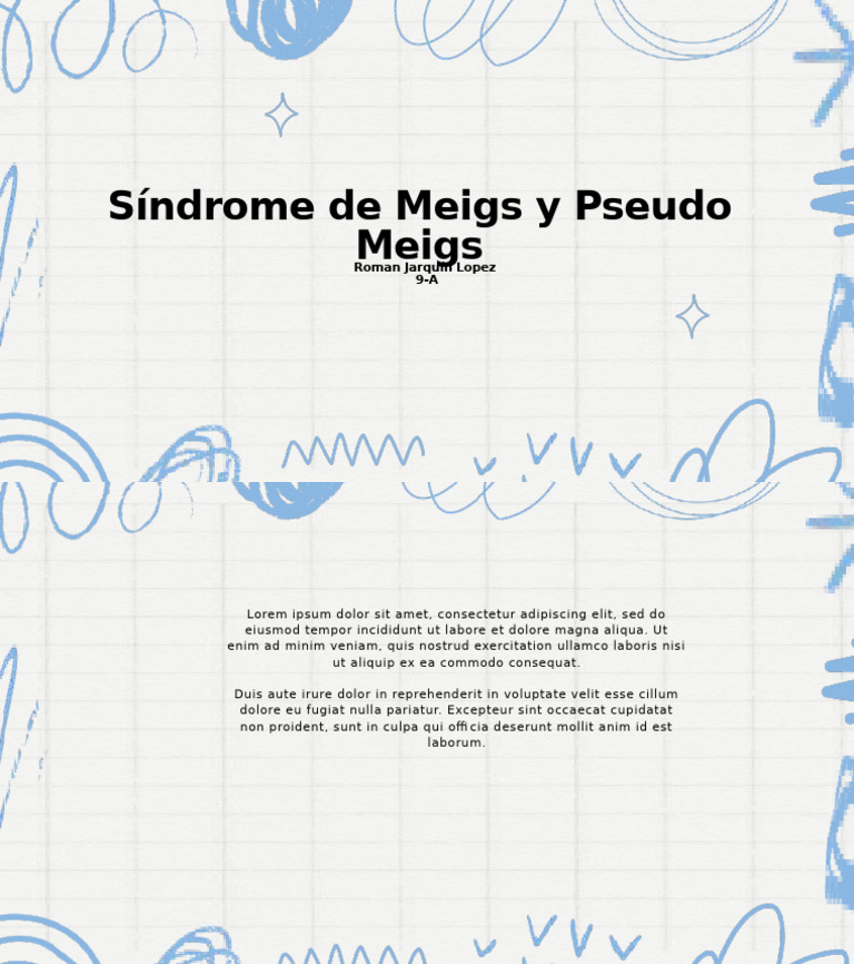 Síndrome de Meigs y Pseudo Meigs | PDF