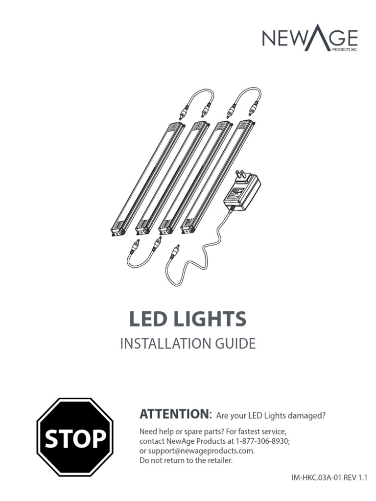 LED Light Installation Manual | PDF | Implied Warranty | Electrical ...
