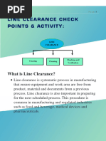 Line Clearance Procedure | PDF | Packaging And Labeling | Business Process