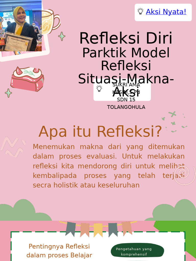 Aksi Nyata Refleksi Diri - Model Refleksi Situasi Makna Aksi | PDF