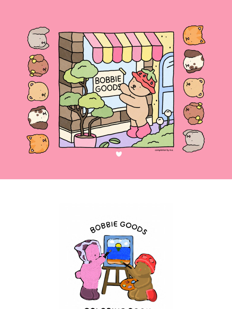 Bobbie Goods Coloring Book 174 Pages | PDF