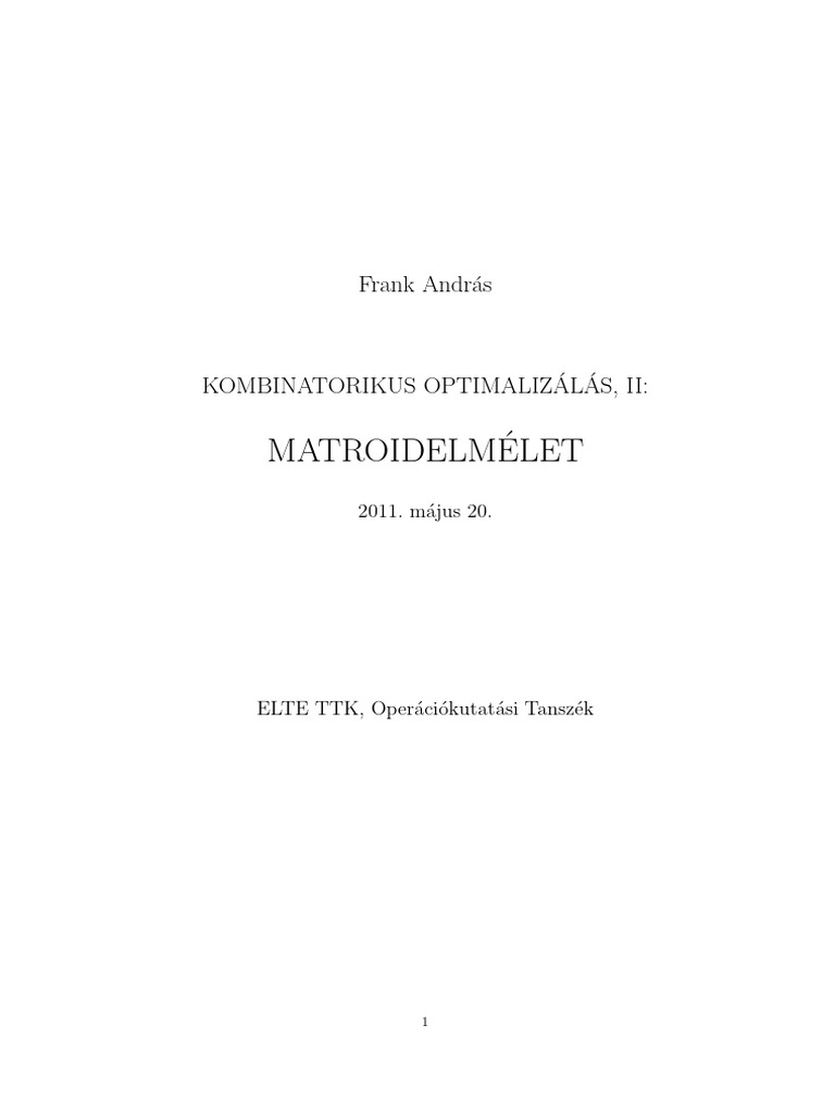 2 Matroid | PDF
