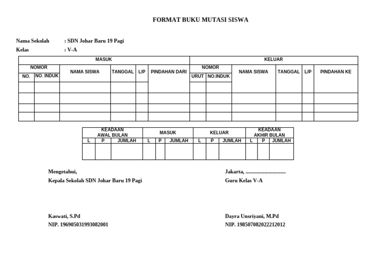 BU DAYRA-Format-Buku-Mutasi-Siswa | PDF